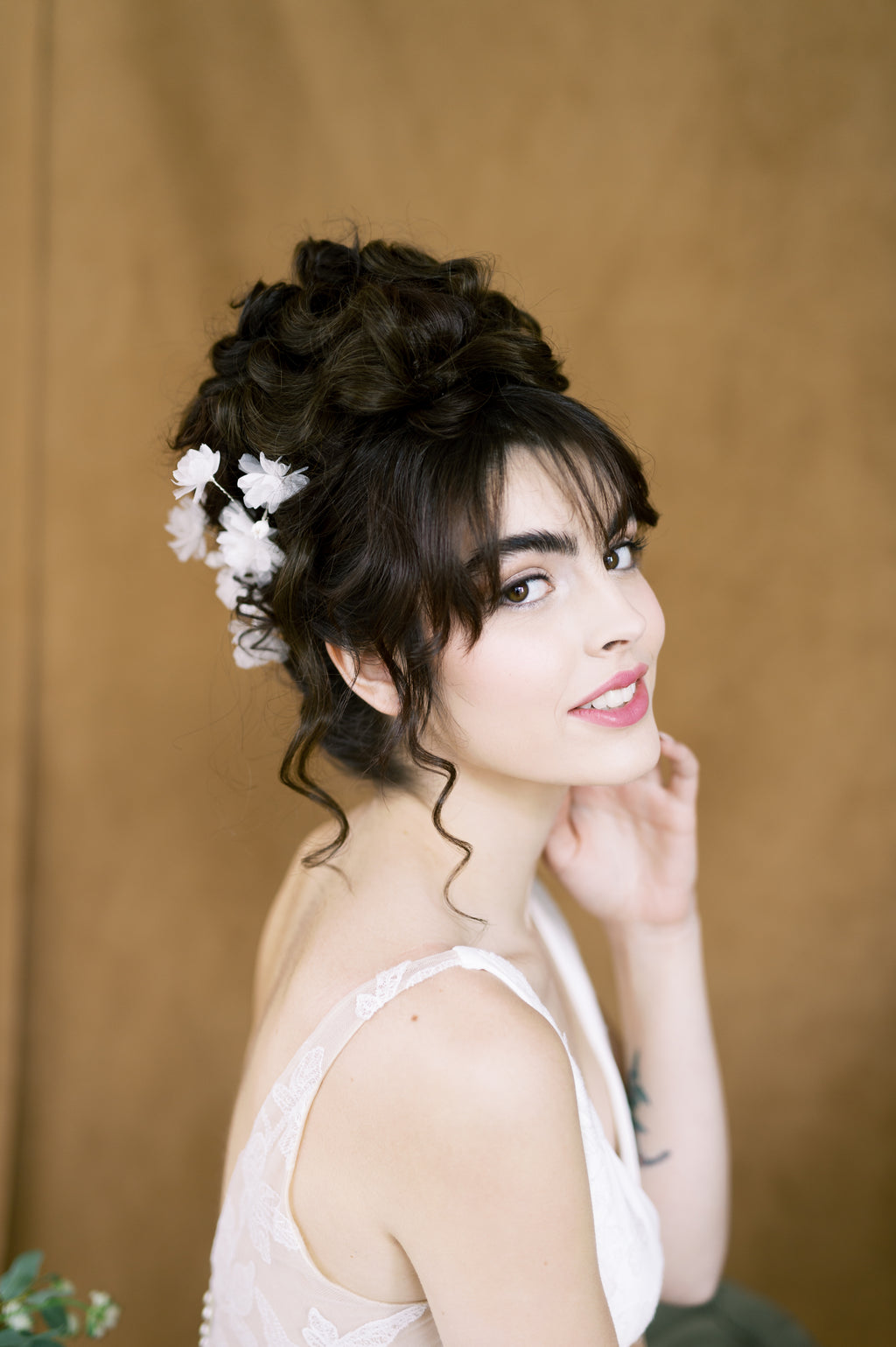 EMMA Silk Flower Bridal Hair Vine – Blair Nadeau Bridal Adornments